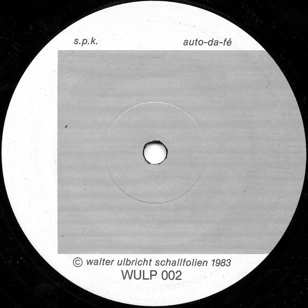 Buy S.P.K.* : Auto-Da-Fé (LP, Comp, RP) from our record shop at a great price! – Skeleton Dust ...