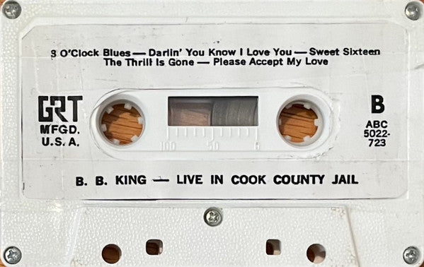 Buy B.B. King : Live In Cook County Jail (Cass, Album) from our record ...